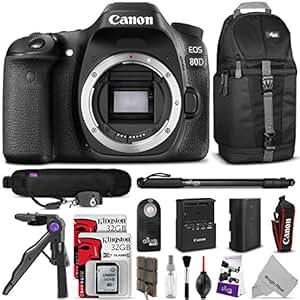 Amazon.com: Canon EOS 80D DSLR Camera Body w/ Advanced Photo and Travel ...