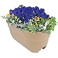 Amazon.com: EMSCO Group Bloomers Railing Planter with Drainage Holes ...