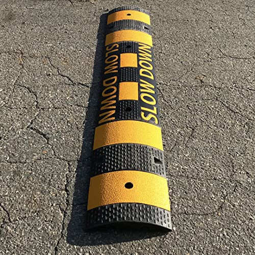 IMPERIAL STANDARD 6' Speed Bump - Slow Down Speed Bumps for Asphalt ...