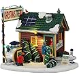 Amazon.com: Lemax Village Collection Tiny House Tree Lot, B/O (4.5V ...