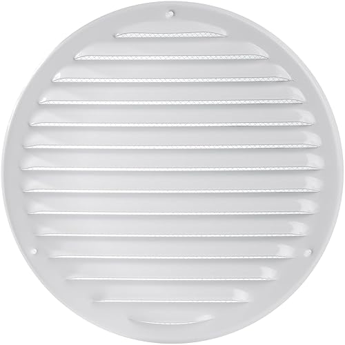 8'' Inch Round Soffit Vent - Air Vent Louver - Grille Cover - Built-in ...