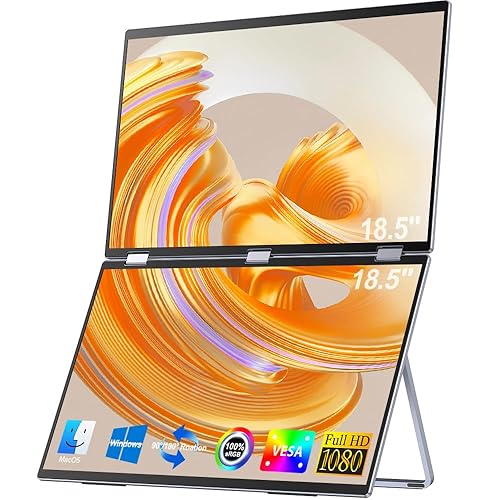 UPERFECT Delta 18.5" Portable Monitor for Laptop Screen Extender FHD ...