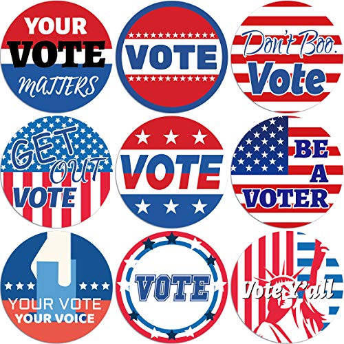 Vote Stickers Envelop Seal Sticker for Patriotic Election Postcard Gift ...