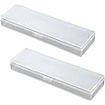 Amazon.com: T Tulead White Plastic Pencil Boxes Stationery Box Storage ...