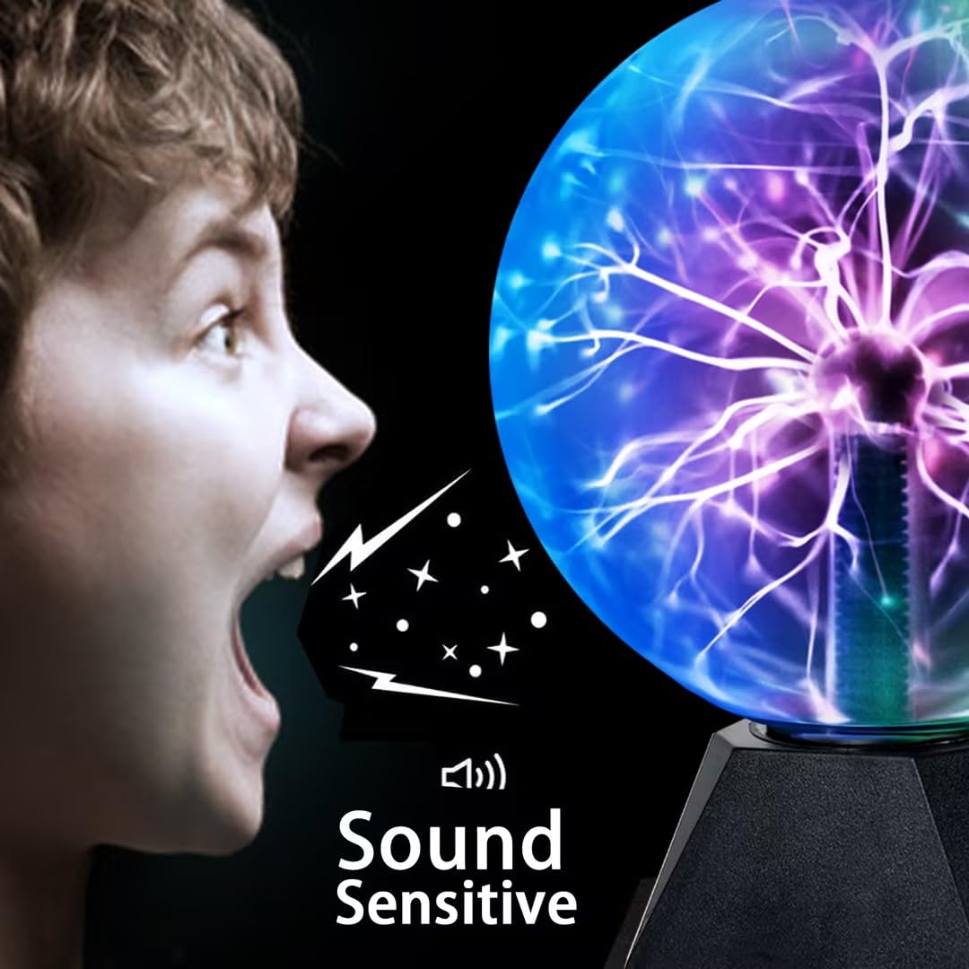 Mua Dorlink Plasma Ball, 6 Inches Three Colors Magic Plasma Ball Lava ...