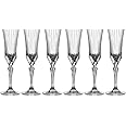 Amazon.com | RCR Crystal Adagio Collection Champagne Flutes Glass Set ...