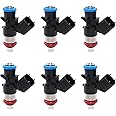 Amazon.com: OSKYUO Set of 6 Fuel Injectors 0280158233 Compatible with ...