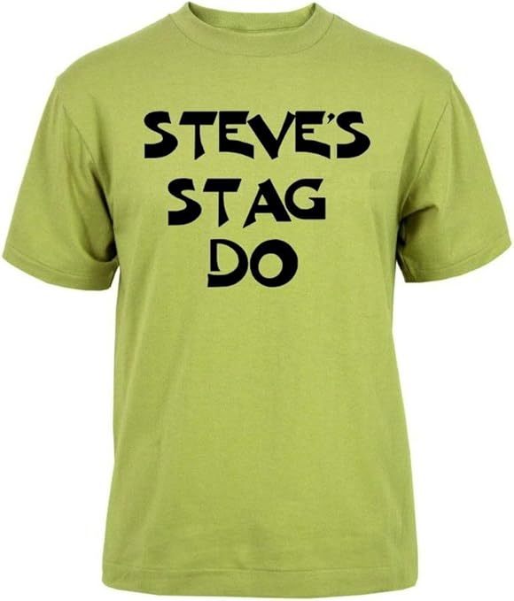 Stag Do T-shirt, Personalised Stag T-shirt. £8.00.: Amazon.co.uk: Clothing