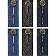 Amazon.com: Toodoo 6 Pieces Jeans Waist Extender Jeans Pants Extender ...