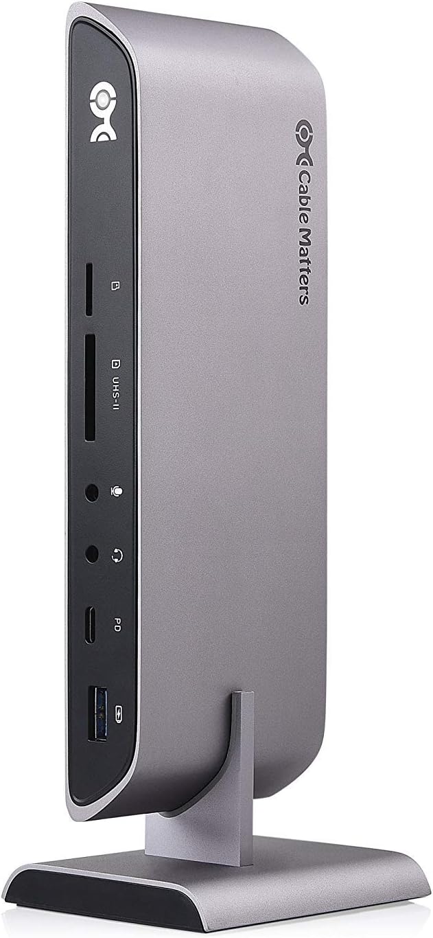 Cable Matters 10Gbps USB C Dock (USB C Docking Station) with Dual 4K ...