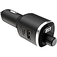 Amazon.com: Scosche BTFM8 Bluetooth FM Transmitter Car, Dual 12W USB-C ...