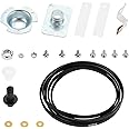 Amazon.com: MOOTVGOO WE25X205 WE25M40 Dryer Drum Bearing Kit, WE1M333 ...