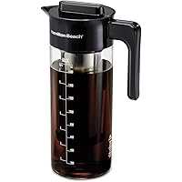 Amazon.com: Hamilton Beach Cold Brew Iced Coffee Maker and Tea Infuser ...