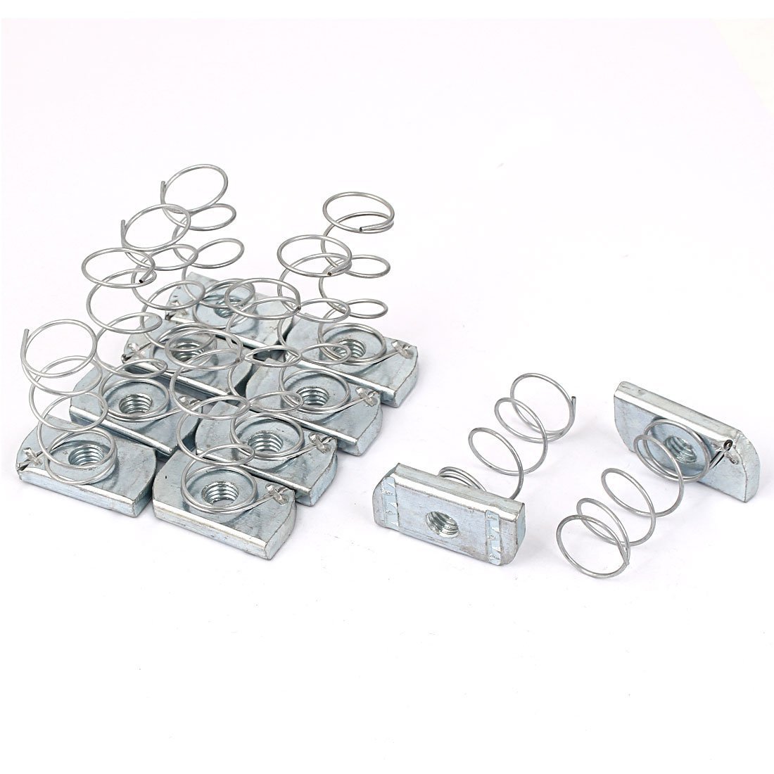 Amazon.in: Buy Generic M8 x 6mm Zinc Finish Spring Channel Nuts 10pcs ...