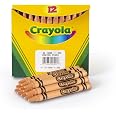 Amazon.com: Crayola Crayons, Peach, Single Color Crayon Refill, 12 ...
