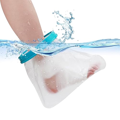 100% Waterproof Foot Cast Cover Wound Protector for Shower Bath ...