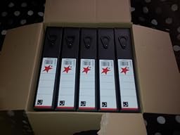 5 Star Office Box File Lock Spring with Ring Pull and Catch 70mm Spine ...