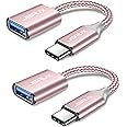Amazon.com: USB C to USB Adapter [2 Pack], JSAUX USB Type C Male to USB ...