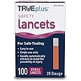 Amazon.com: TRUEplus® 28g Safety Lancets 100ct : Health & Household
