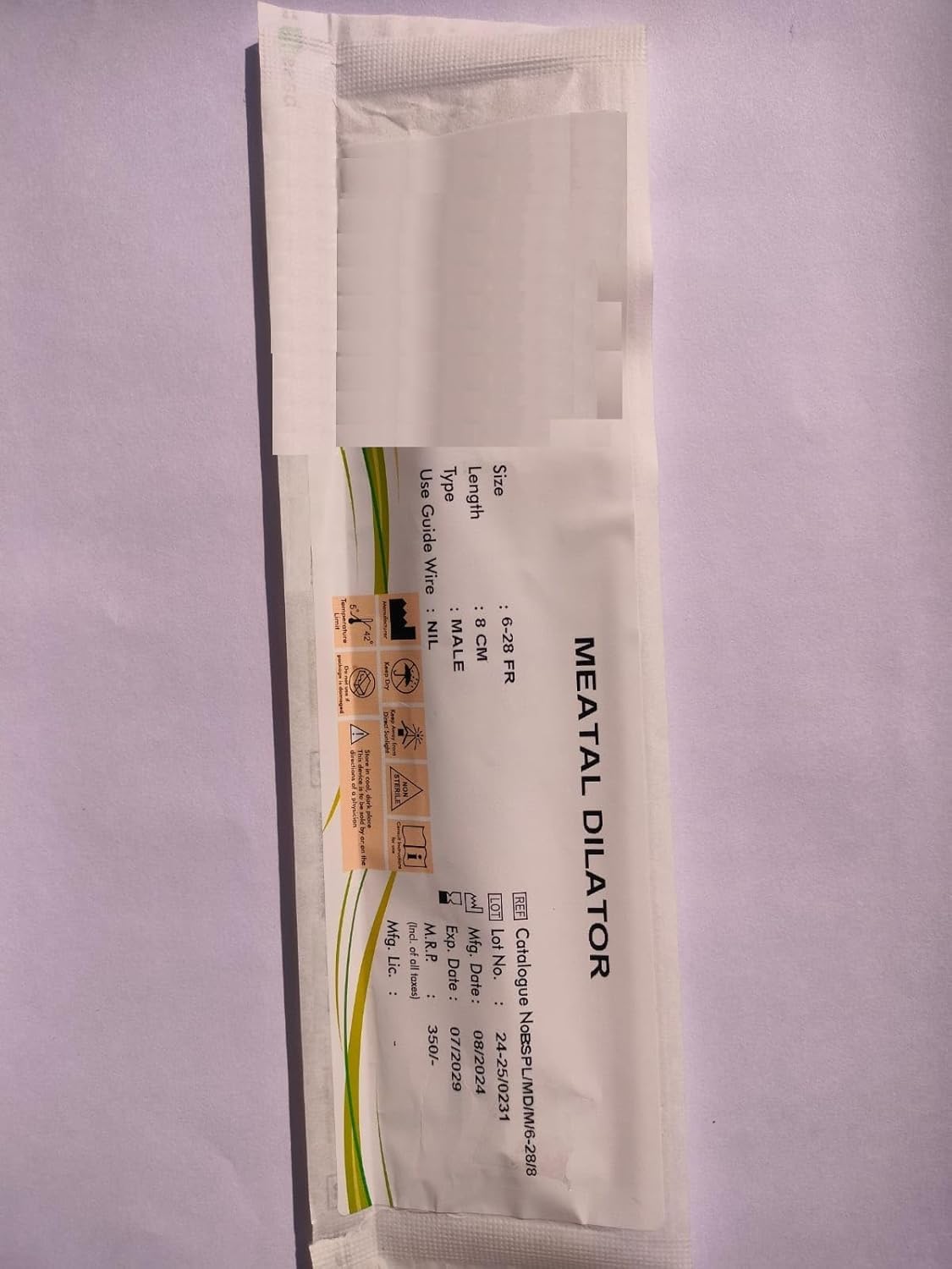 10 PC Sterile Meatal Dilator Male Adult Penile Uretheral Meatus on ...