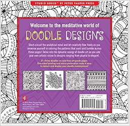Amazon.com: Doodle Designs Adult Coloring Book (31 stress-relieving ...