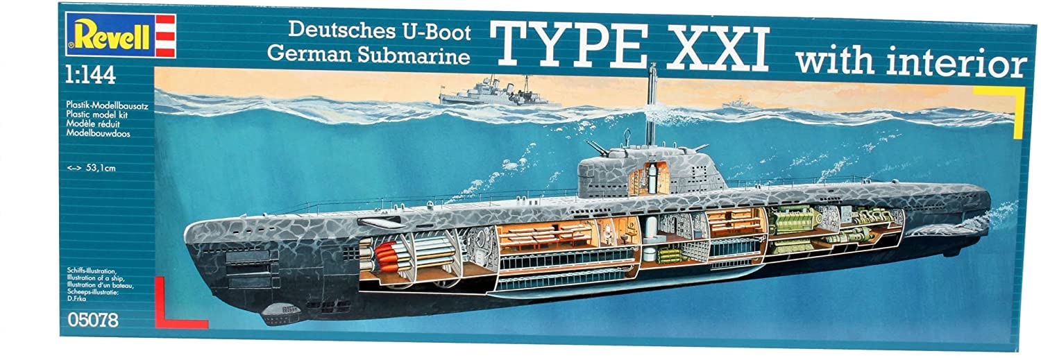 Revell 05078 U-Boat XXI Type w. Interieur Model Kit 785924846643 | eBay
