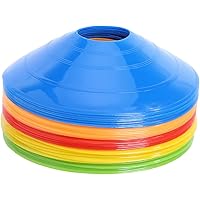 Pro Disc Cones, 50 pcs Soccer Cones for Sports, Small Plastic Cones ...