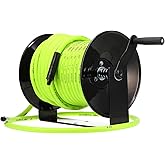 Amazon.com: Flexzilla Open Face Retractable Air Hose Reel, 3/8 in. x 50 ft., Heavy Duty ...