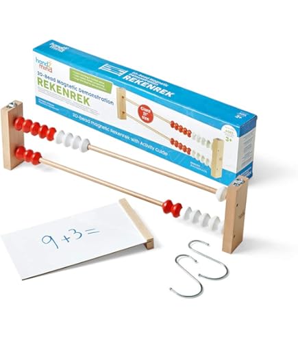 Homeschool Math Tools Hand2mind Mini 100-Bead Wooden - Math ...