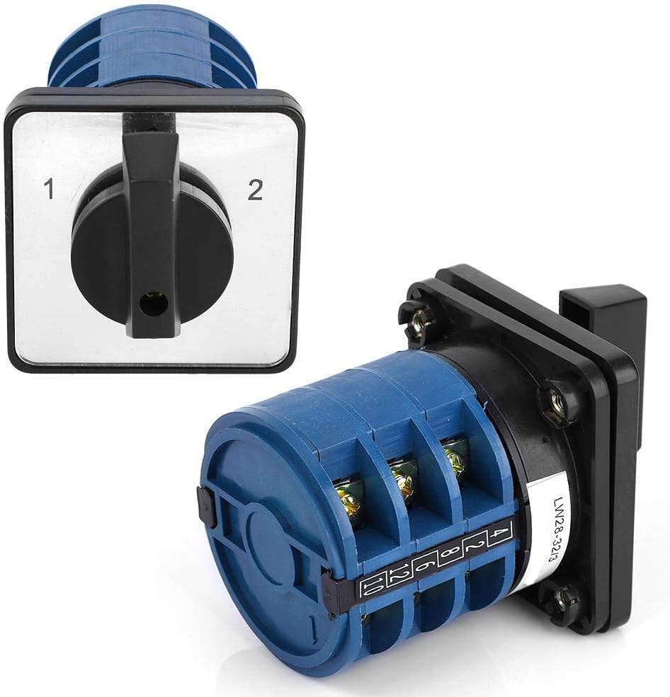 Changeover Switch 32A 660V 4KW LW28-32/3 Rotary Changeover Switch 3 ...