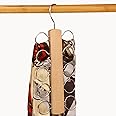 Amazon.com: LMSAWK Scarf Hanger Wooden, Scarf Holder for Closet ...