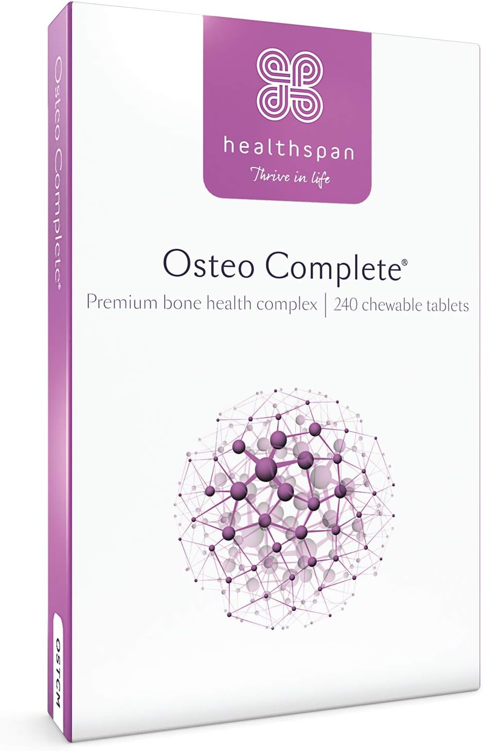 Osteo Complete | Healthspan | 240 Chewable Tablets | with Vitamin D3 ...