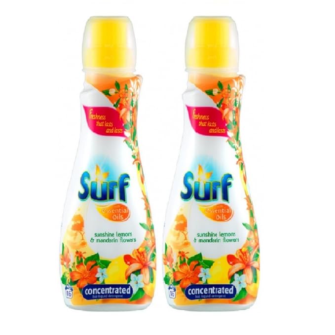 Surf Liquid Detergent Sunshine Lemons & Mandarin flowers 16 Washes ...