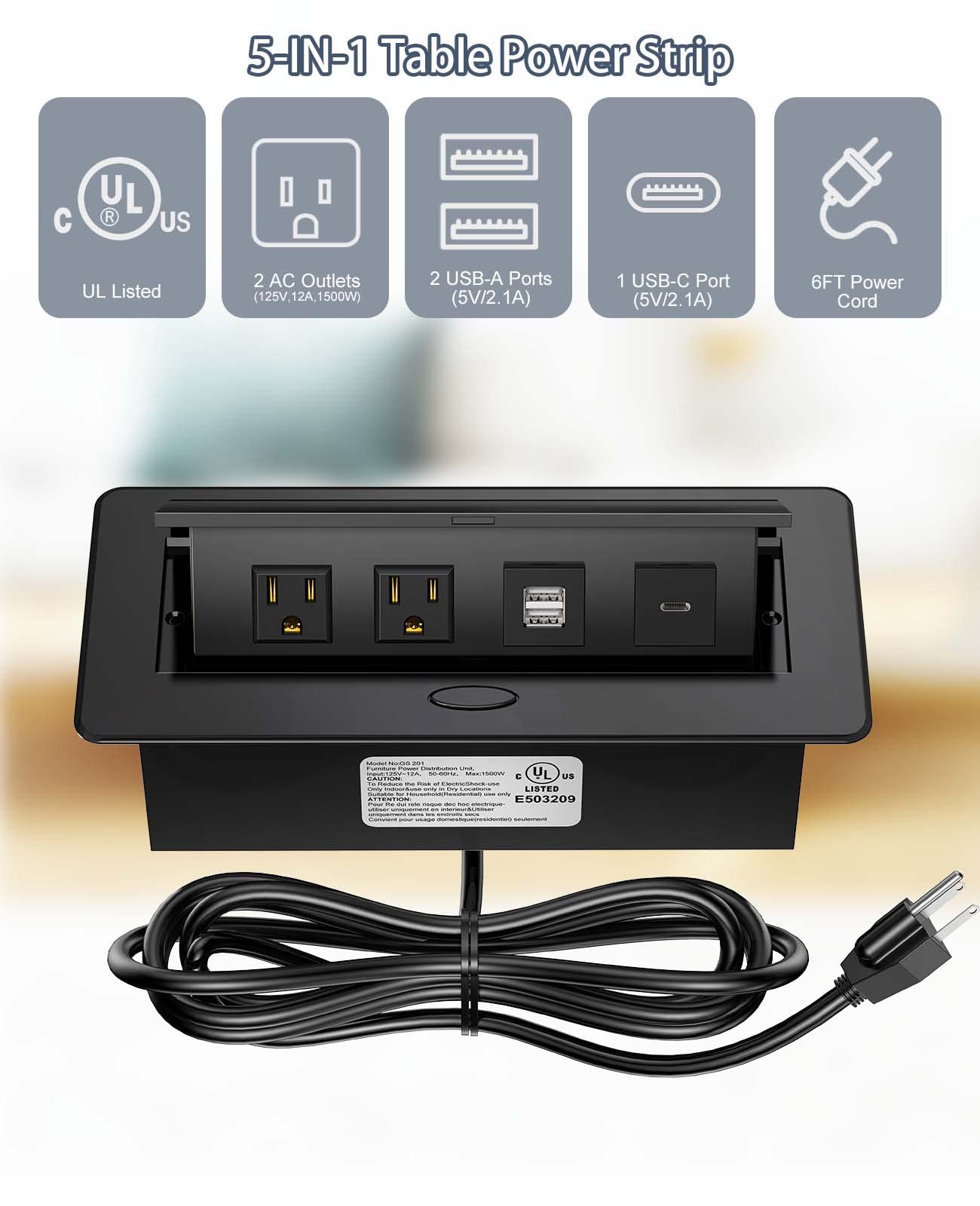 Mua Pop Up Outlet with USB C PD 20W, Electrical Pop Up Box for Kitchen ...