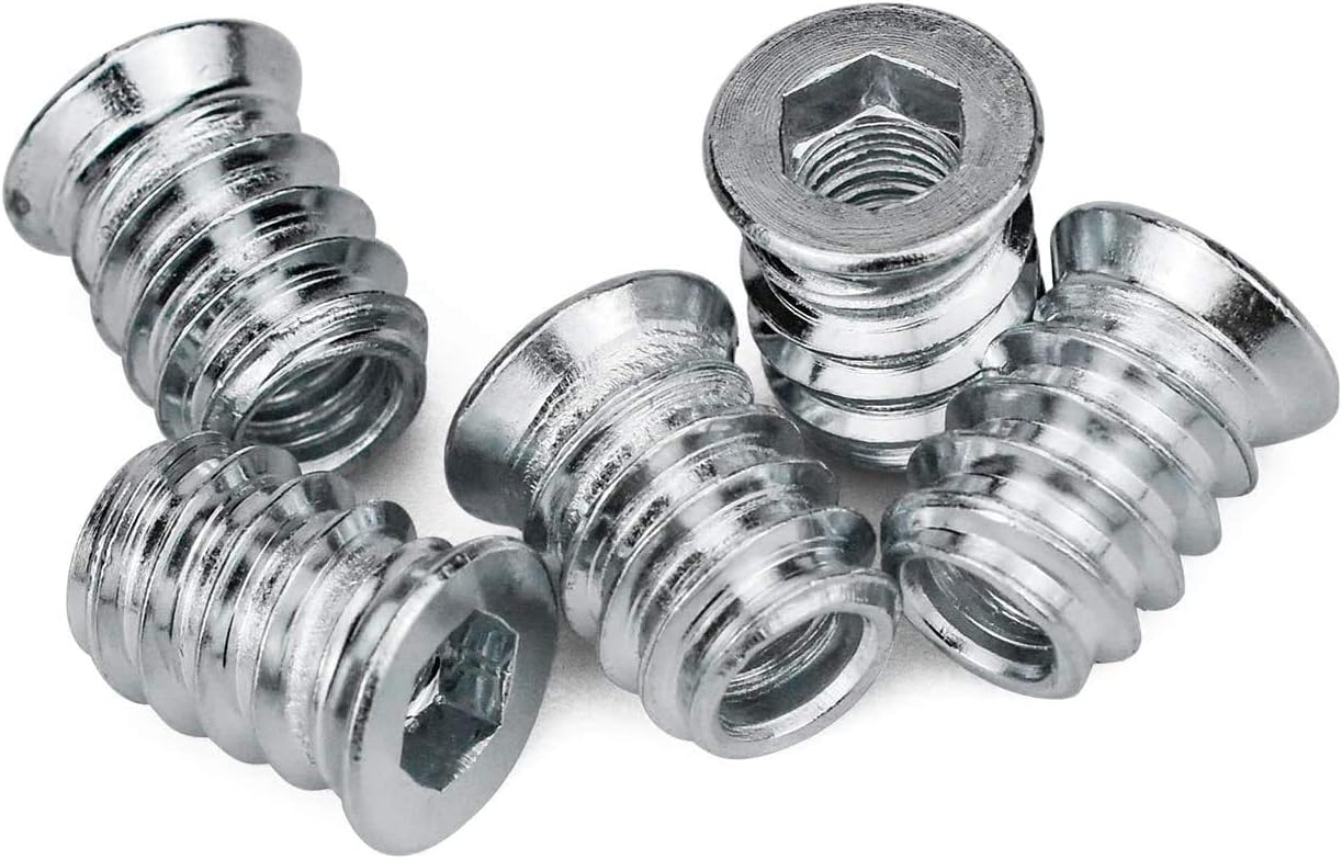 Tuerca hexagonal de la Aleación de 100 Piezas M6 15mm Tuerca de ...