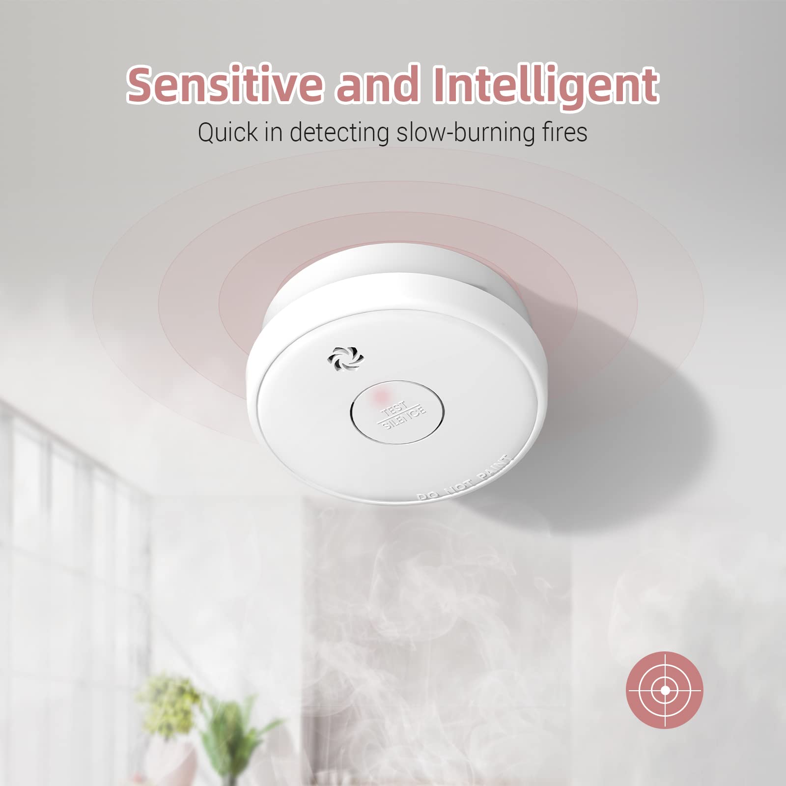 Mua Fire Alarms Smoke Detectors, Smoke Alarm Battery Operated, Fire ...