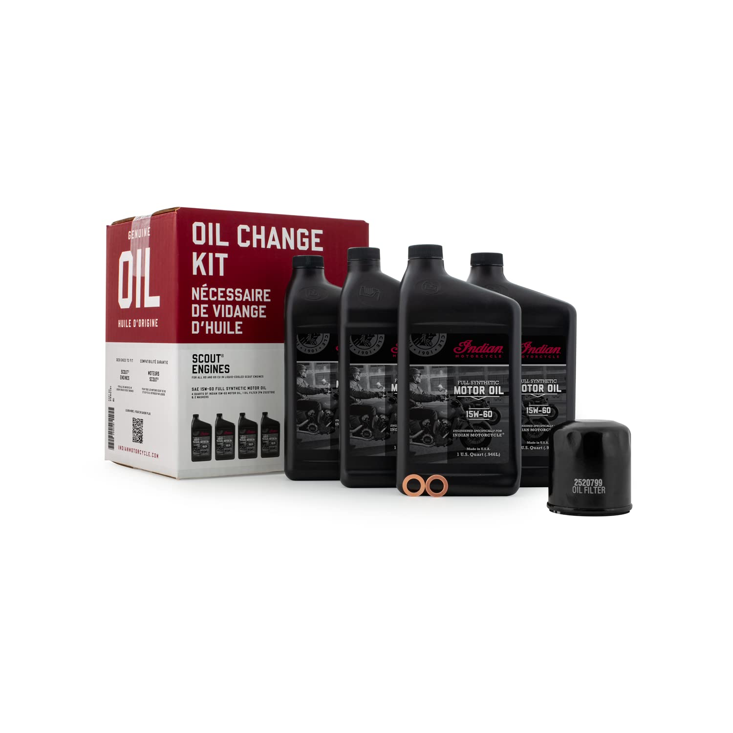 Mua Indian Motorcycle Oil Change Kit for All 60 & 69 Cu In Liquid ...