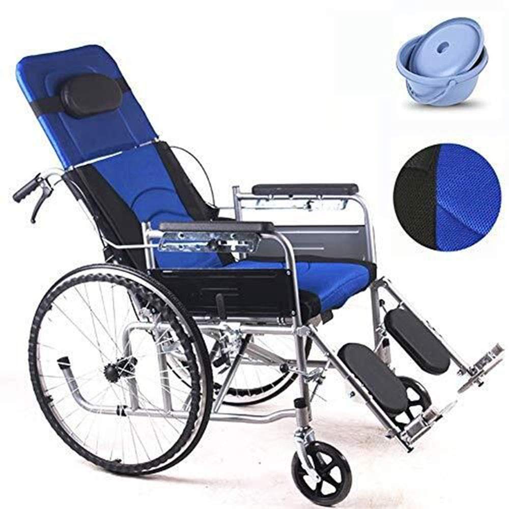 Buy Wheelchair Self Propelled Commode Chair, Folding Transit With ...