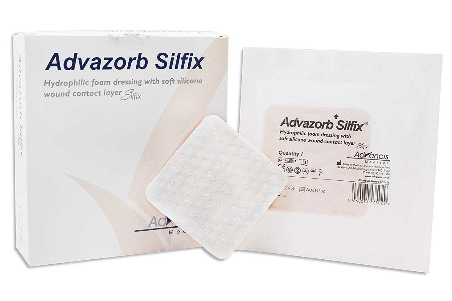 Amazon.com: Dukal Advazorb Silflex Hydrophilic Foam Dressing, Sterile ...
