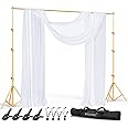 Amazon.com : HYJ-INC 10x10Ft Photography Backdrop Stand - Titanium Gold ...