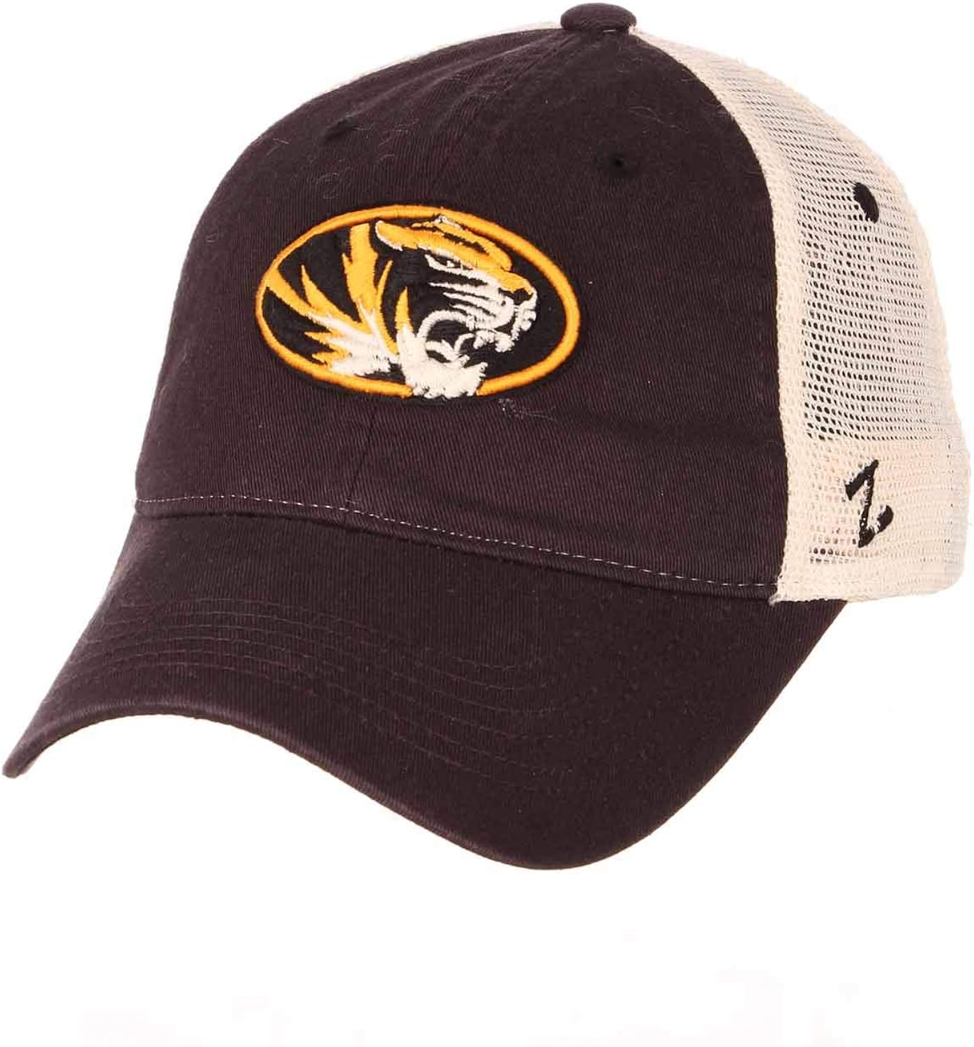 Zephyr Adult NCAA Touchdown Relaxed Meshback Adjustable Hat (Missouri ...
