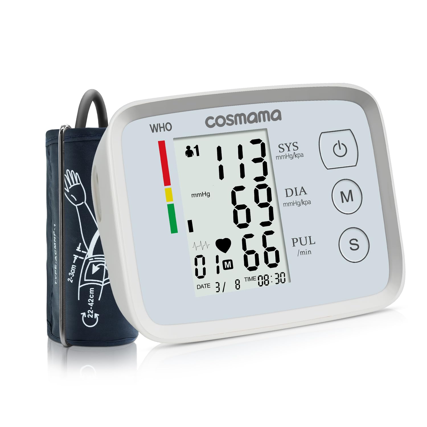 COSmama Blood Pressure Monitor,Upper Arm Blood Pressure Monitors for ...