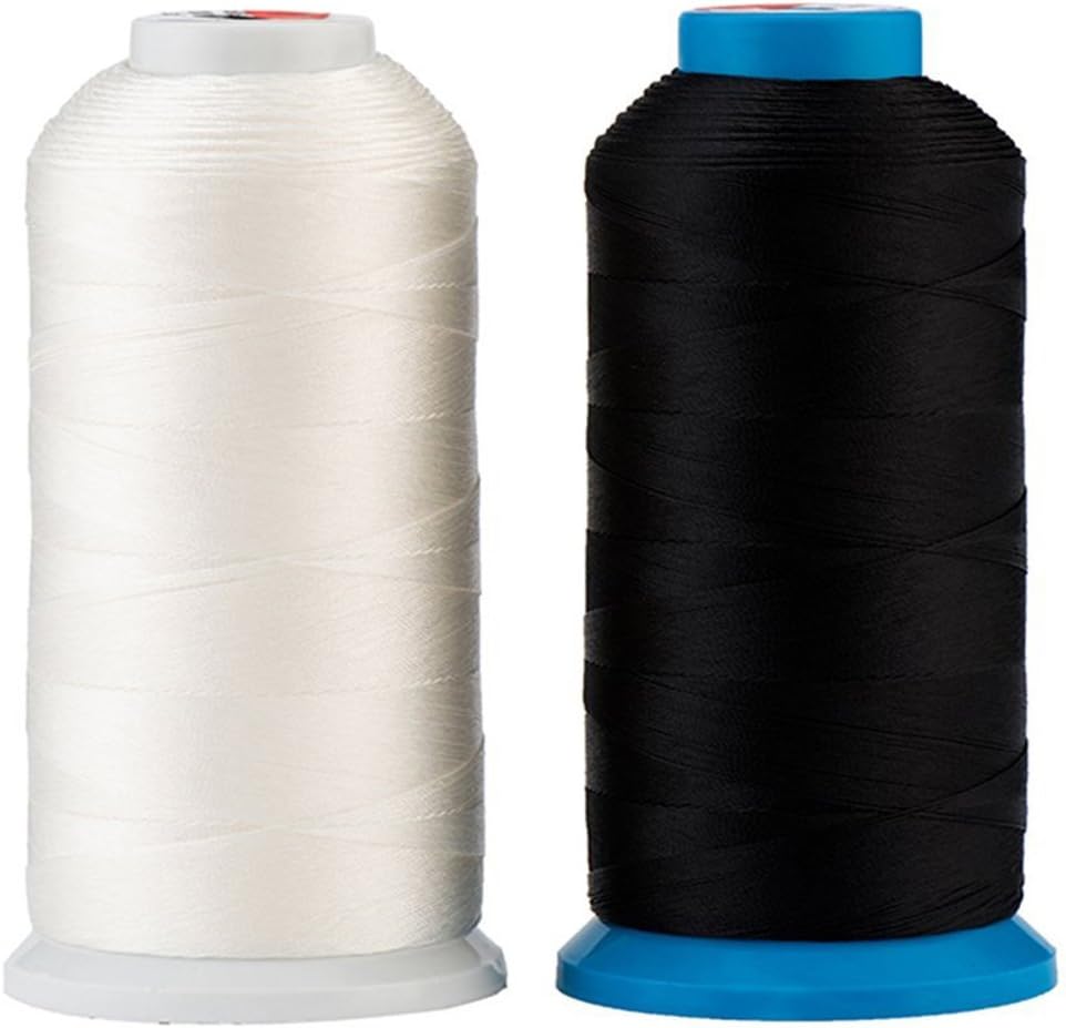 Selric [3000 Yards/Coated/No Unravel] Heavy Duty Bonded Nylon Threads ...