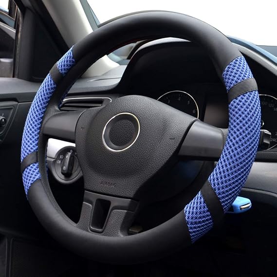 Pahajim Car Steering Wheel Cover Ice Silk Breathable Anti Slip Sporty ...