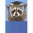 Amazon.com : Recycled Paper Greetings Raccoon in Grad Cap Showing ...