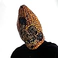 Amazon.com: Full Face Scary Burn Corn Mask for Cosplay Latex Mask ...