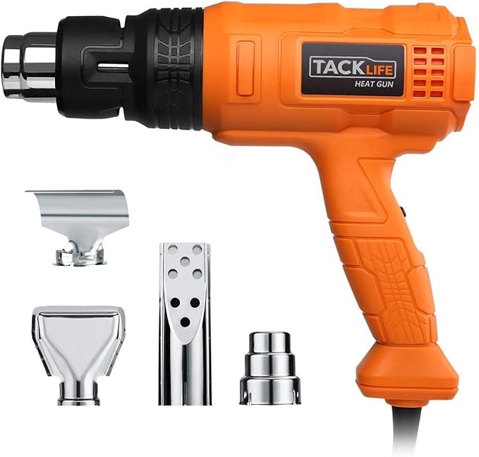 Professional Heat Gun 1500W 122℉~1022℉(50℃~550℃) - Adjustable 3 Temp ...