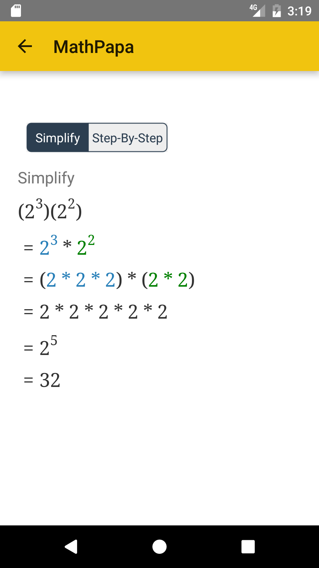 MathPapa Algebra Calculator Equation Solver Amazon Appstore For