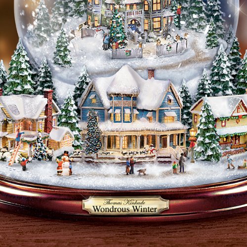 Купить Thomas Kinkade "Wondrous Winter" Musical Tabletop Christmas Tree ...
