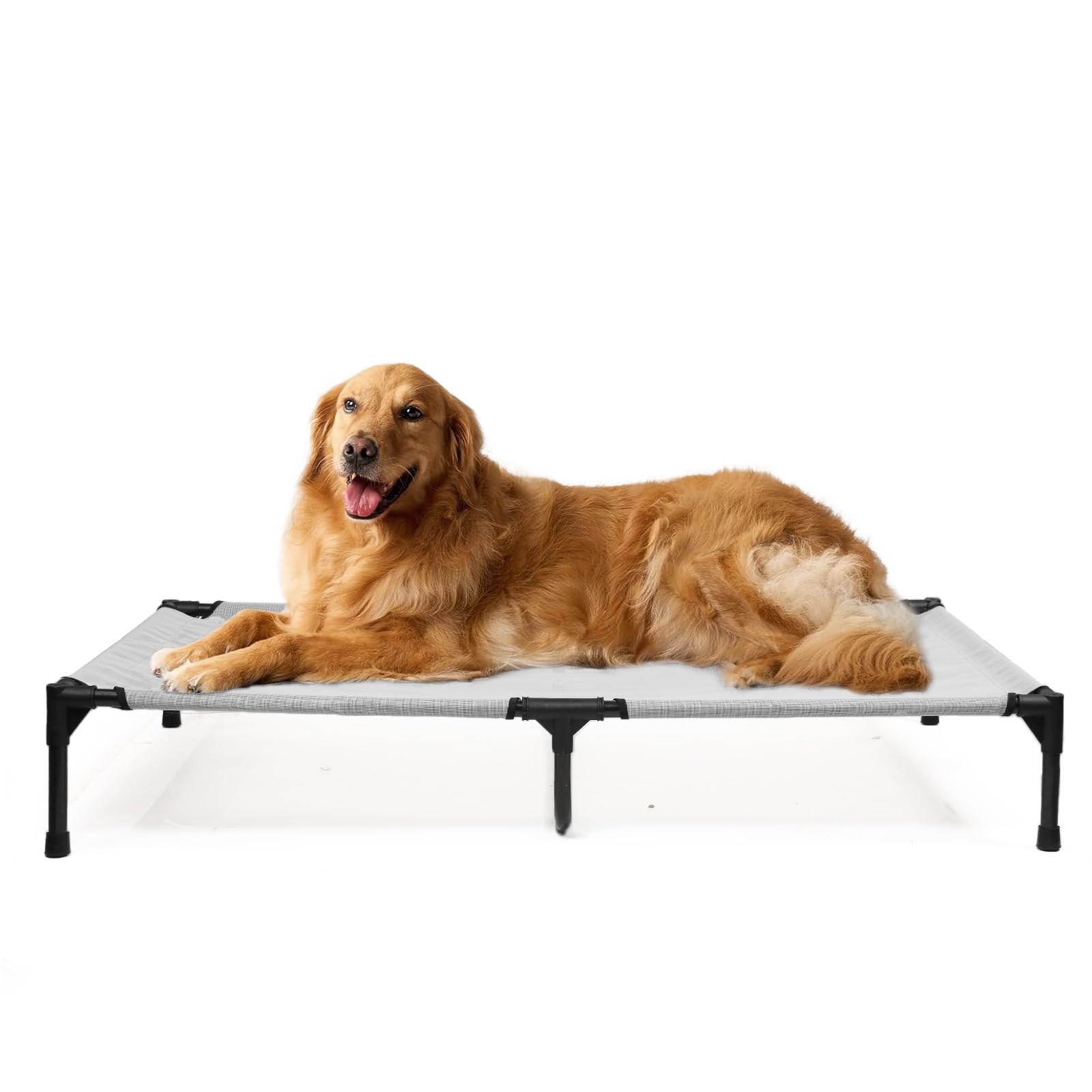 KMFYZYE Elevated Dog Bed XL, Extra Large Raised Dogs Cot with Washable ...